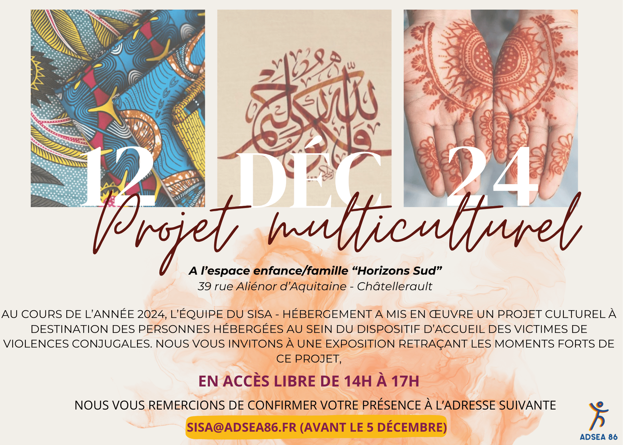 Exposition Projet multiculturel - ADSEA 86